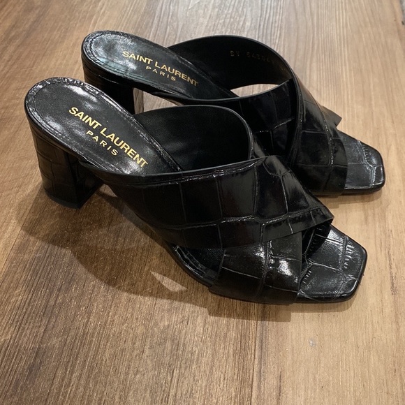 Yves Saint Laurent | Shoes | Ysl Loulou Croc Mules | Poshmark